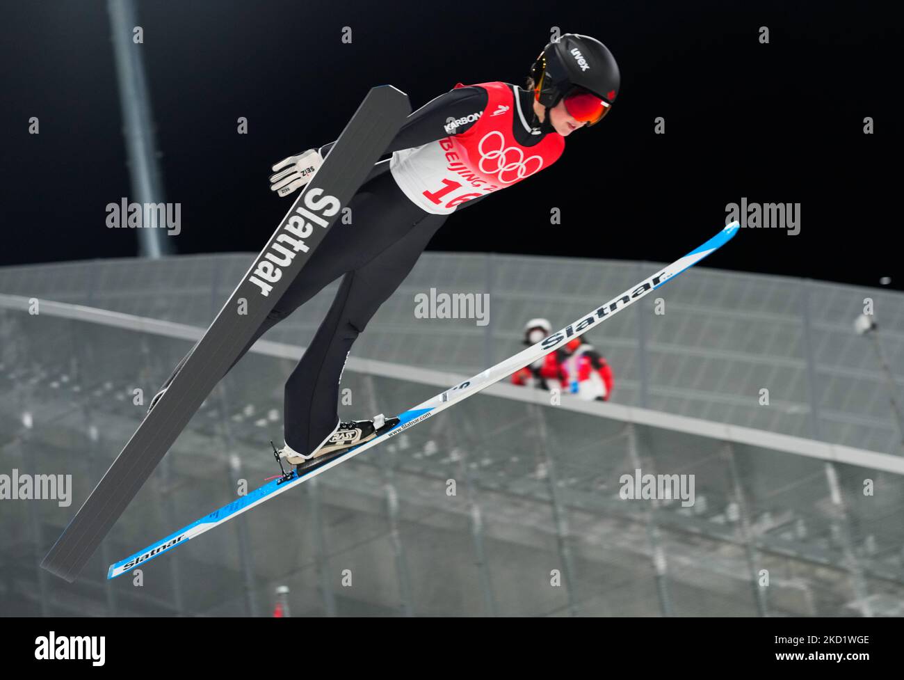 Abigail Strate from Canada during Ski Jumping at the Beijing 2022 ...