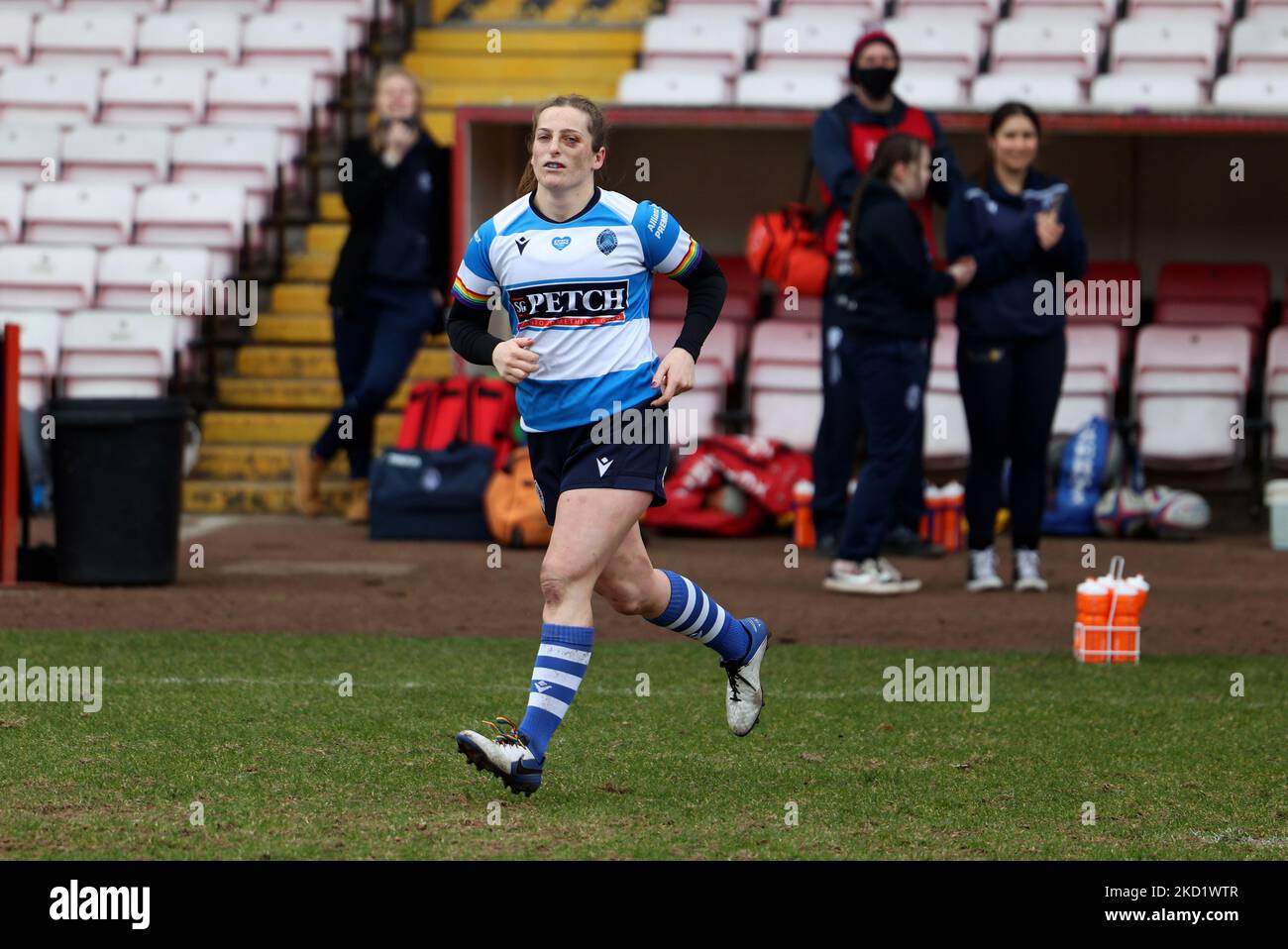50th appearance for Linzi Taylor of DMP Durham Sharks during the WOMEN ...
