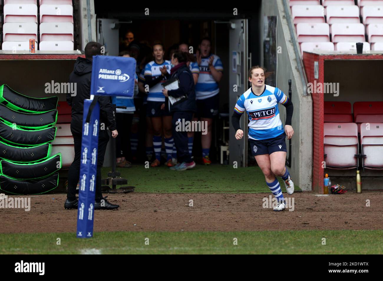 50th appearance for Linzi Taylor of DMP Durham Sharks during the WOMEN ...