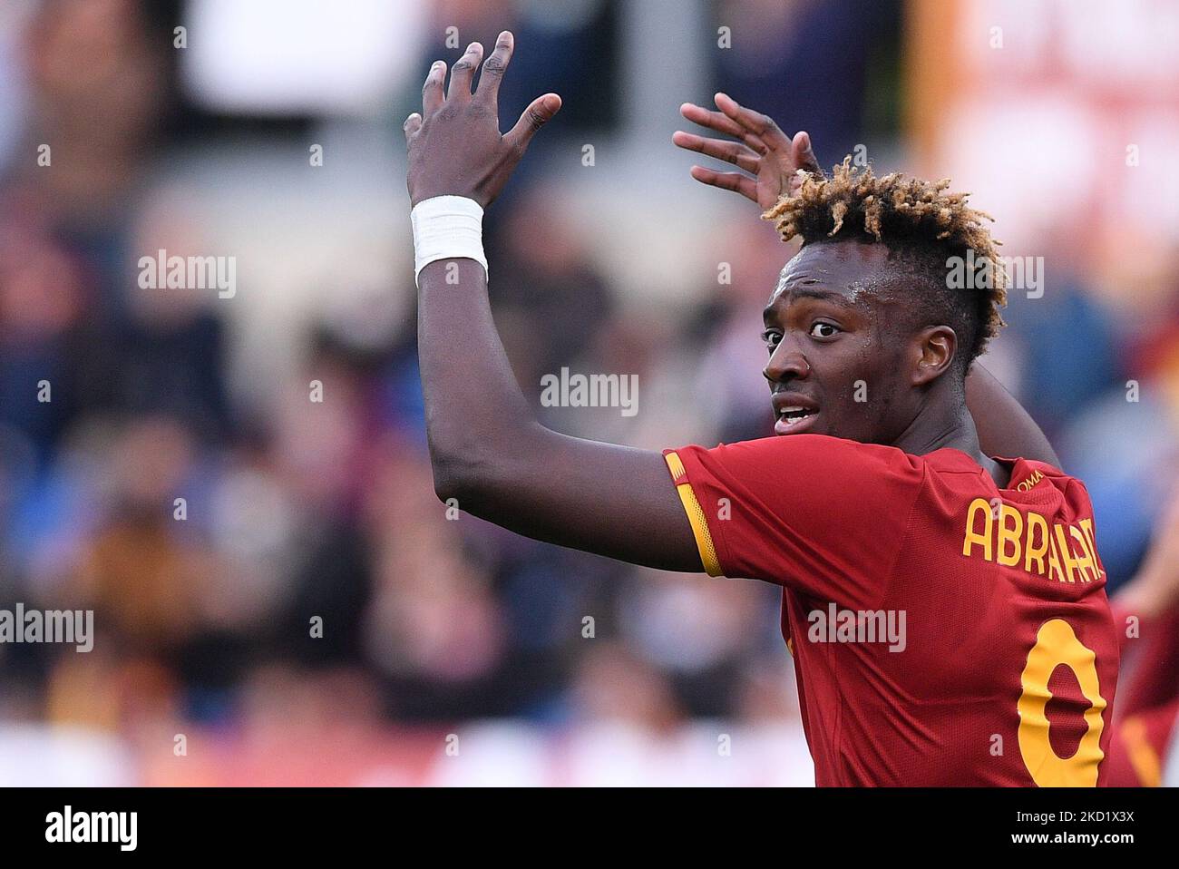 Tammy Abraham of AS Roma looks dejected during the Serie A match ...