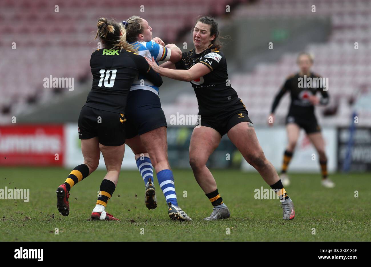 Cara Cookland of DMP Durham Sharks and Flo Williams and Shannon Touhey ...