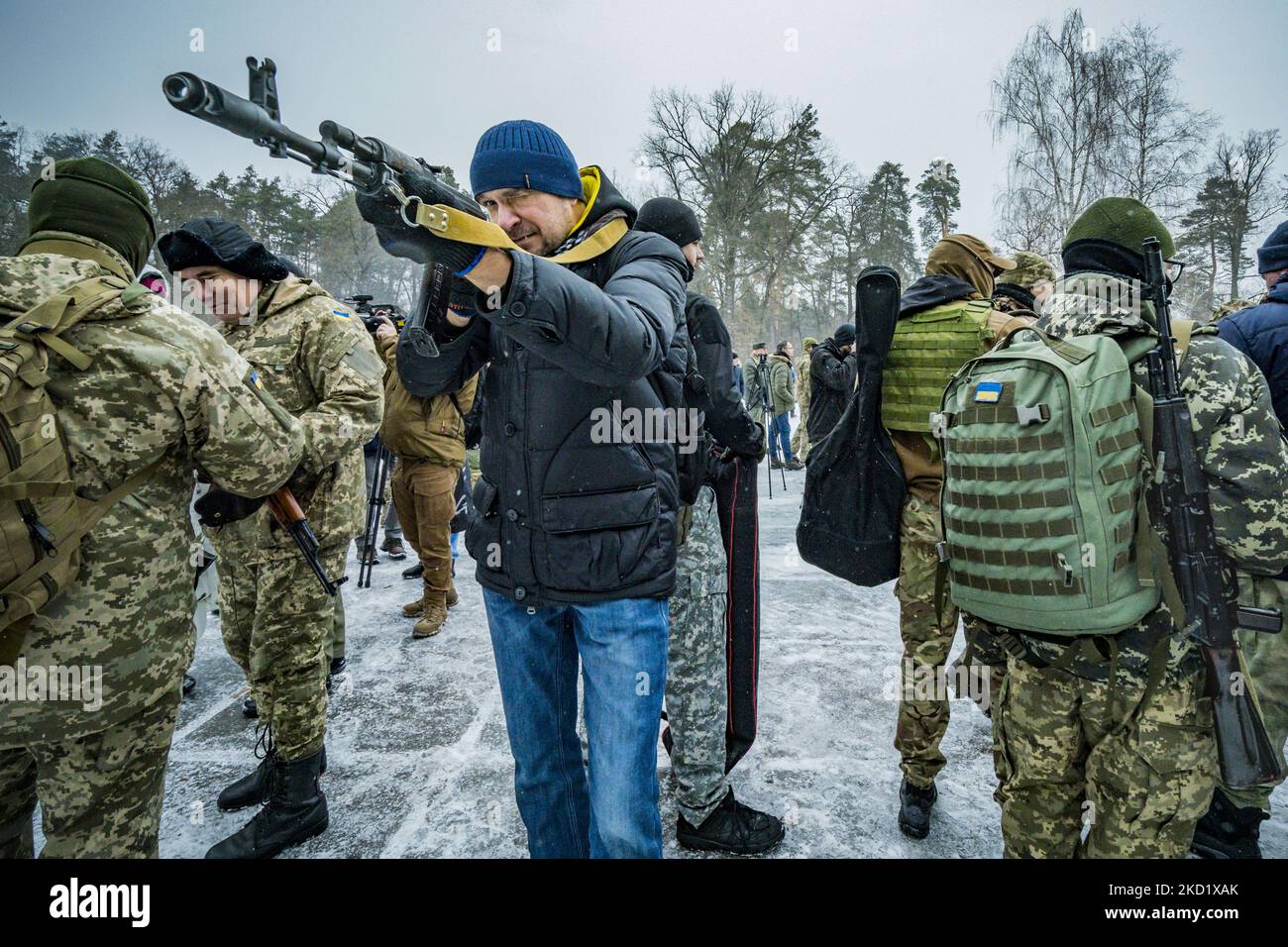 112th territorial defense brigade hi-res stock photography and images ...