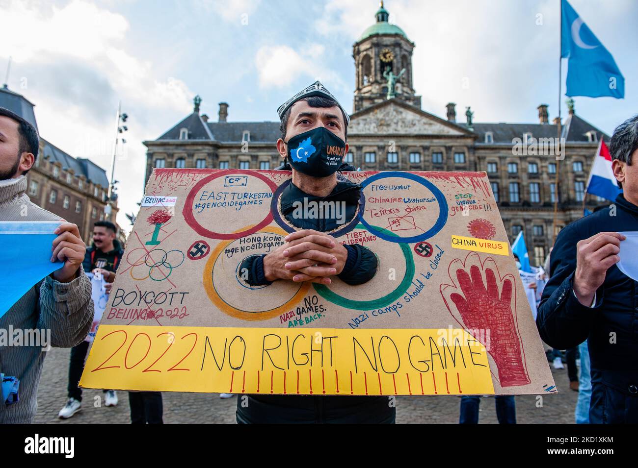 The Uyghur community in The Netherlands keeps demonstrating against the ...
