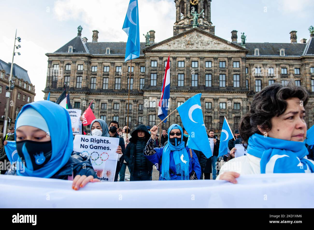The Uyghur community in The Netherlands keeps demonstrating against the ...