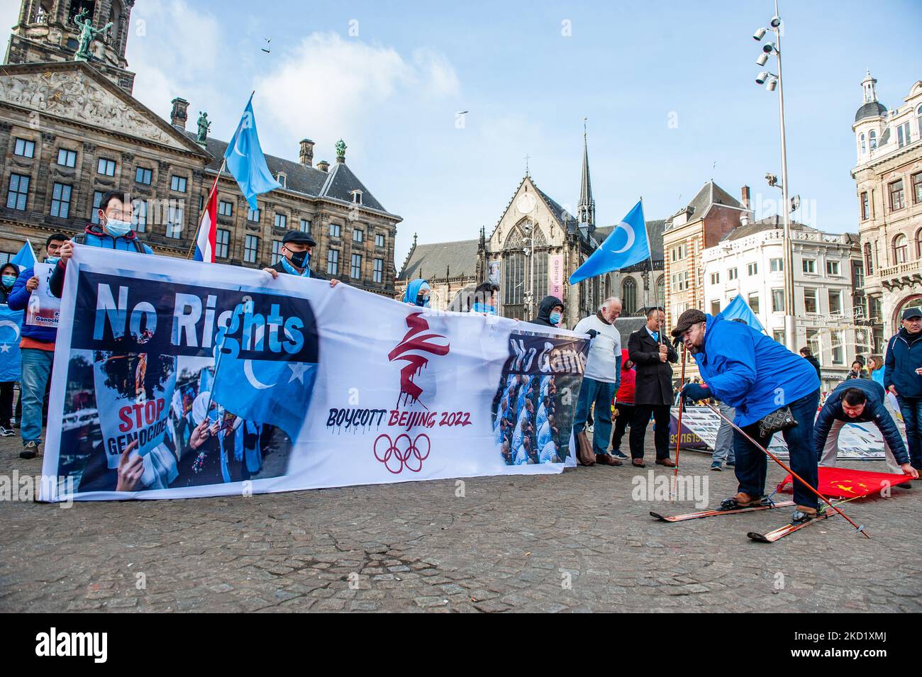 The Uyghur community in The Netherlands keeps demonstrating against the ...