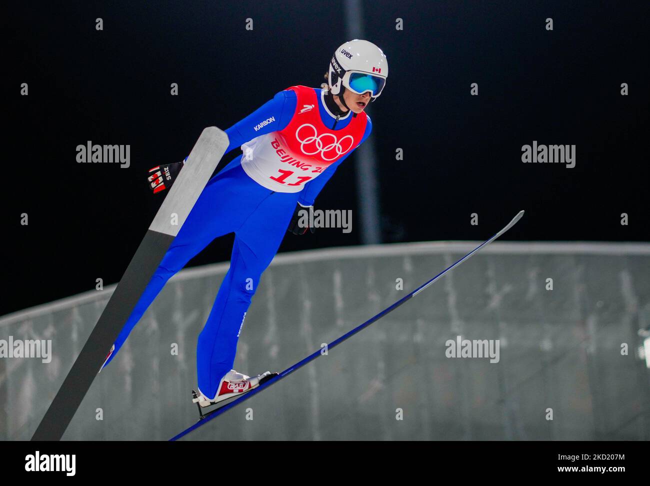 Matthew Soukup from Canada during Ski Jumping at the Beijing 2022 ...