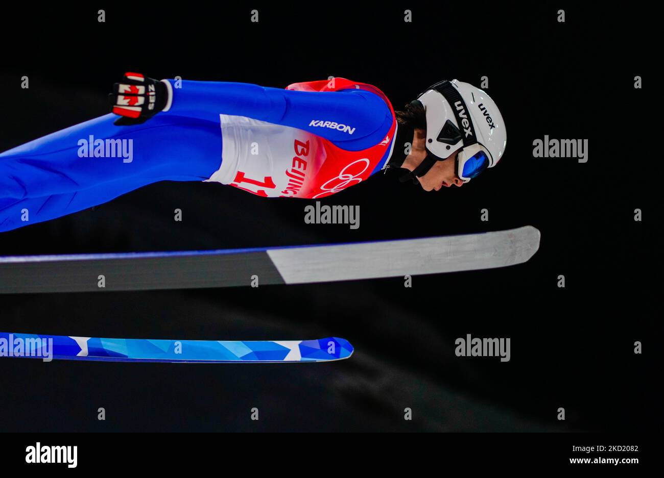 Matthew Soukup from Canada during Ski Jumping at the Beijing 2022 ...