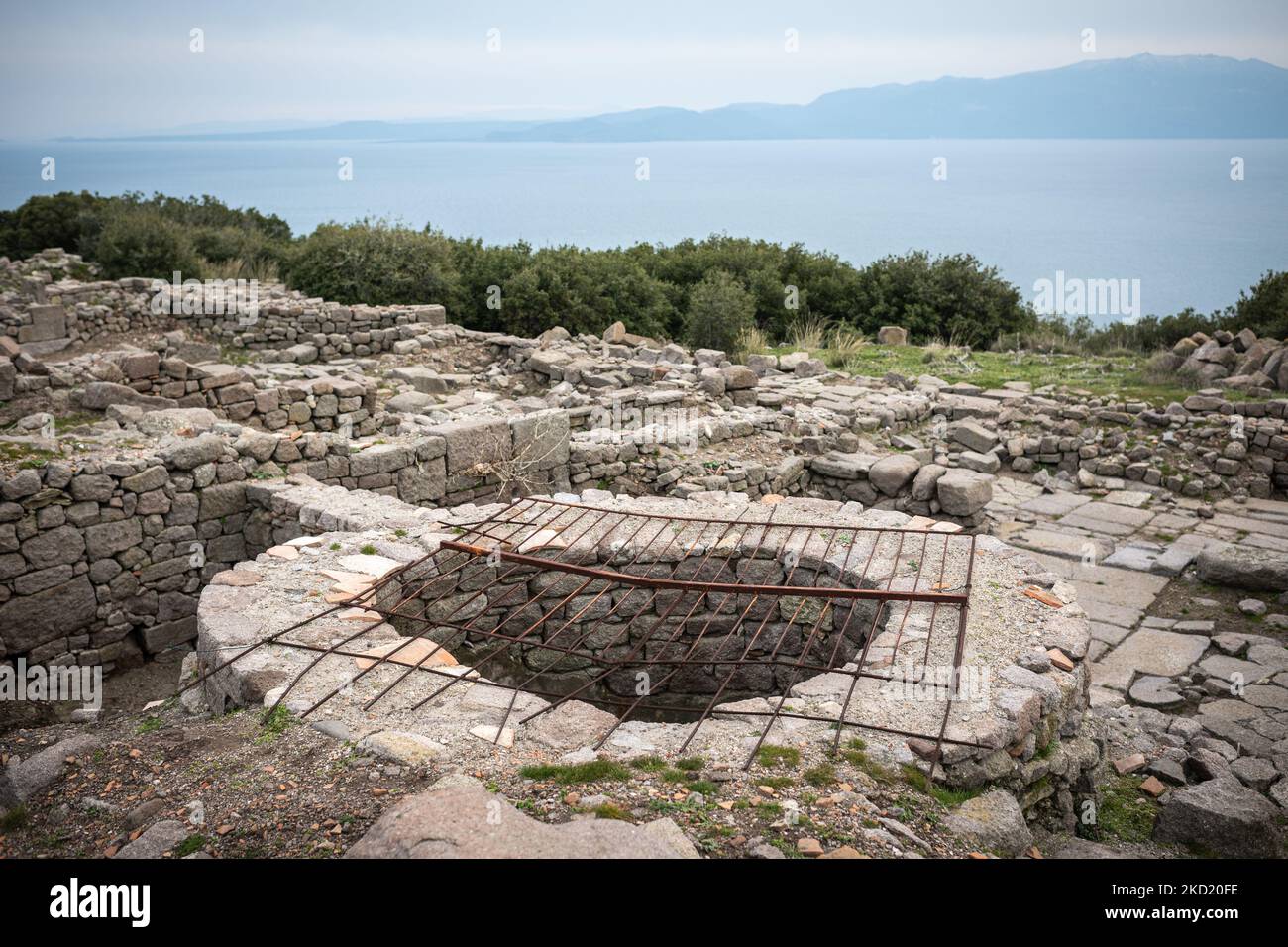 On 29 January, 2022, a metal gate laid over an open well in the ...
