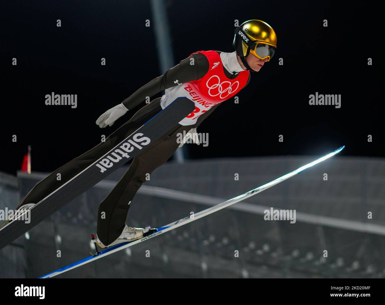 Lovro Kos from Slovenia during Ski Jumping at the Beijing 2022 Winter ...