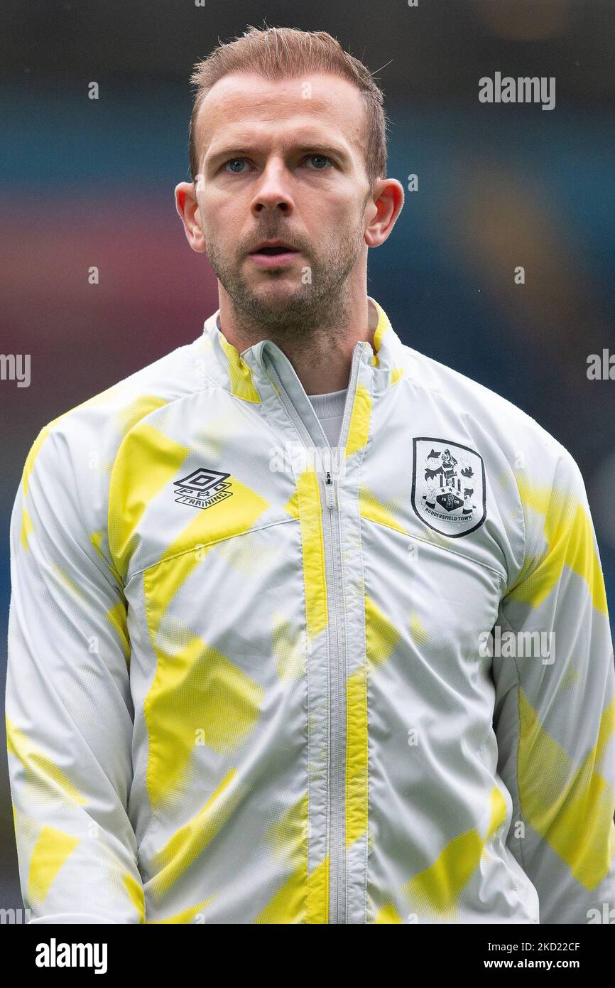 Jordan Rhodes #9 of Huddersfield Town during the Sky Bet Championship ...