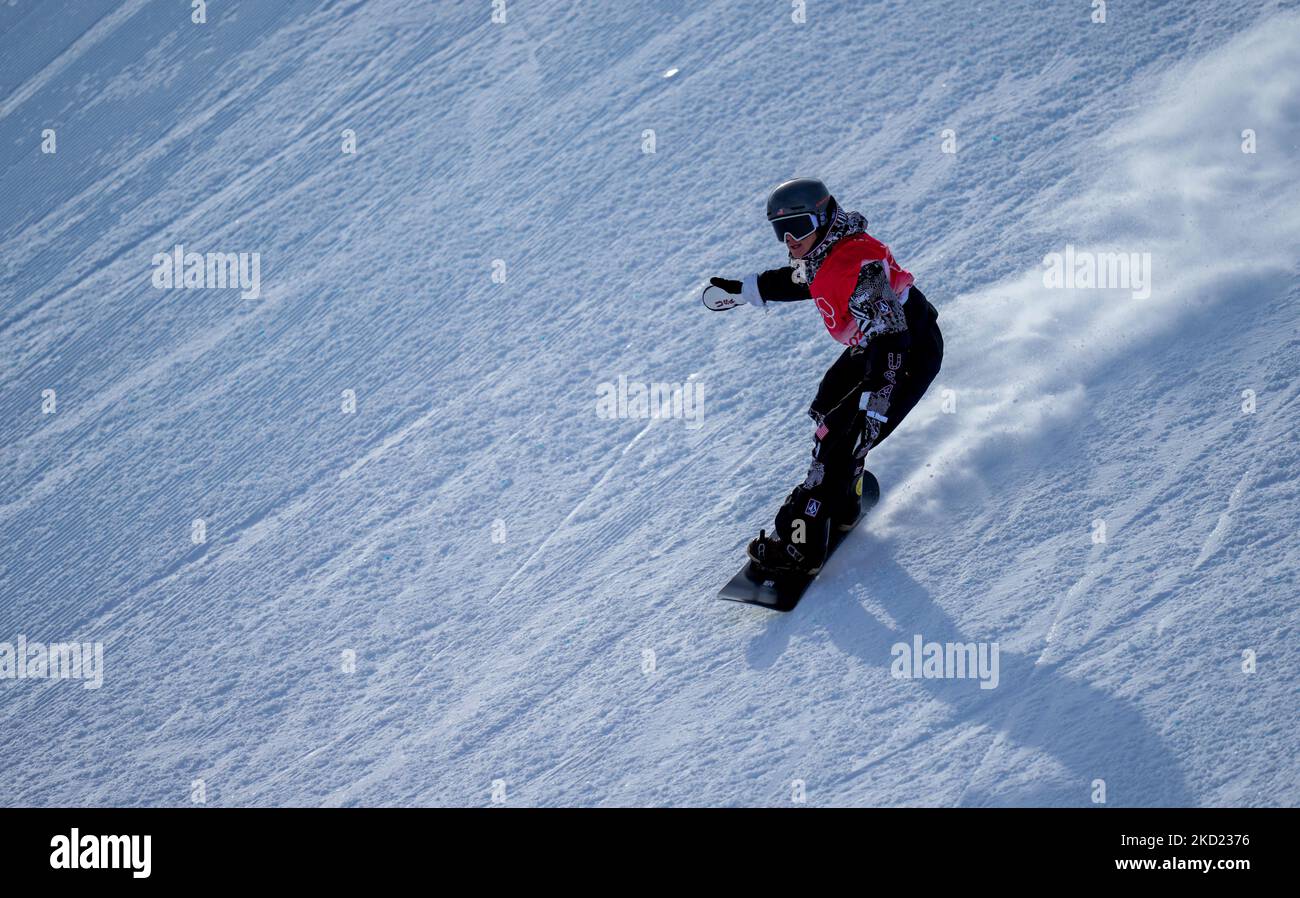 Redmond Gerard from USA during snowboarding slope at the Beijing 2022 ...