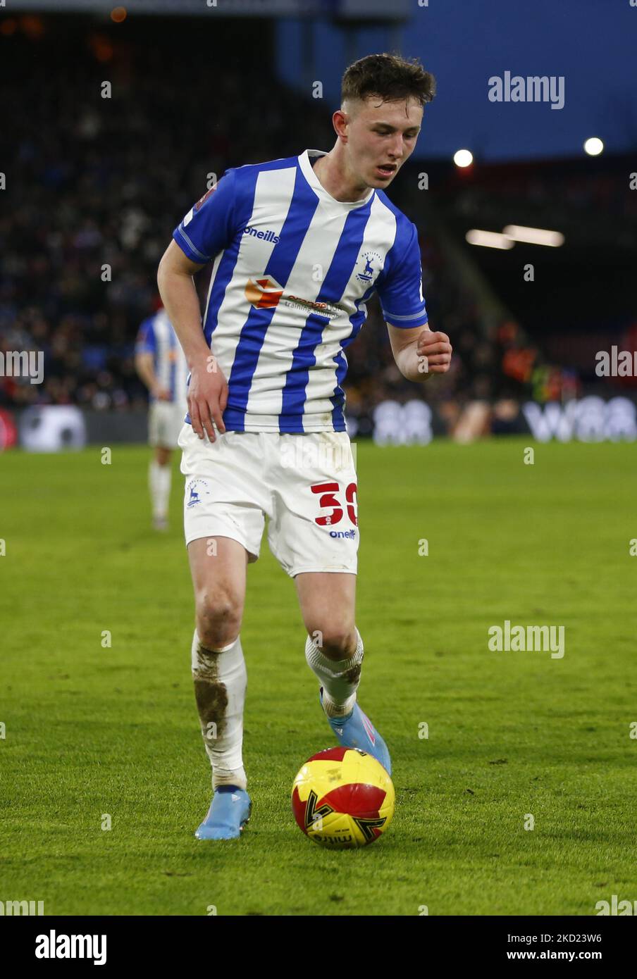 Joe White of Hartlepool United (on loan from Newcastle United) during ...