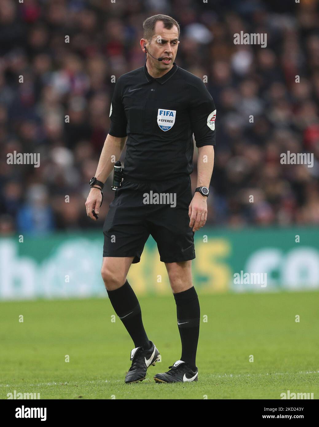 Referee Peter Bankes during the FA Cup match between Crystal Palace and ...