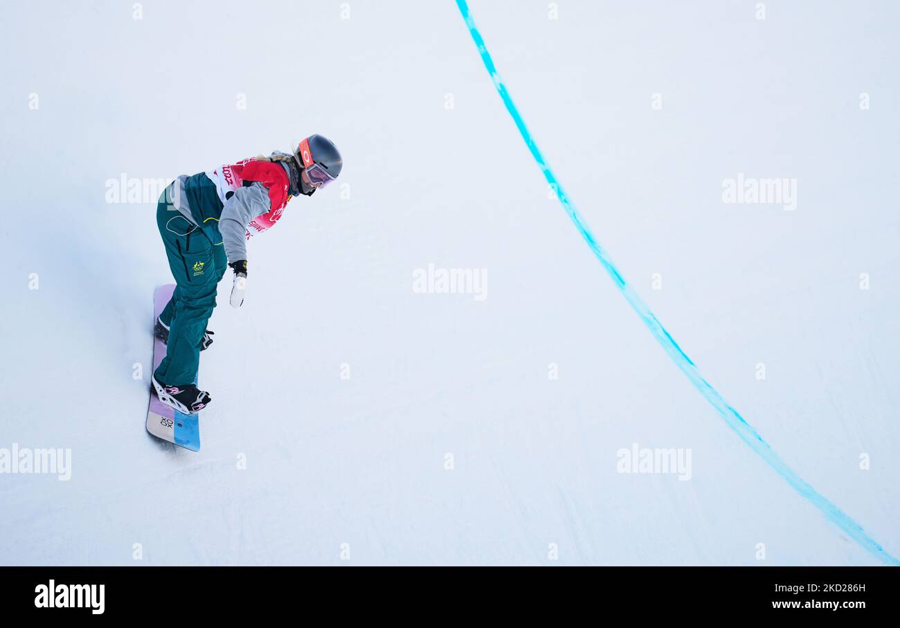 Emily Arthur from Australia during Snowboard - Half Pipe at the Beijing ...