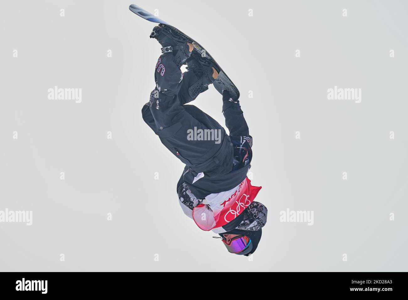Lucas Foster from USA during Snowboard - Half Pipe at the Beijing 2022 ...