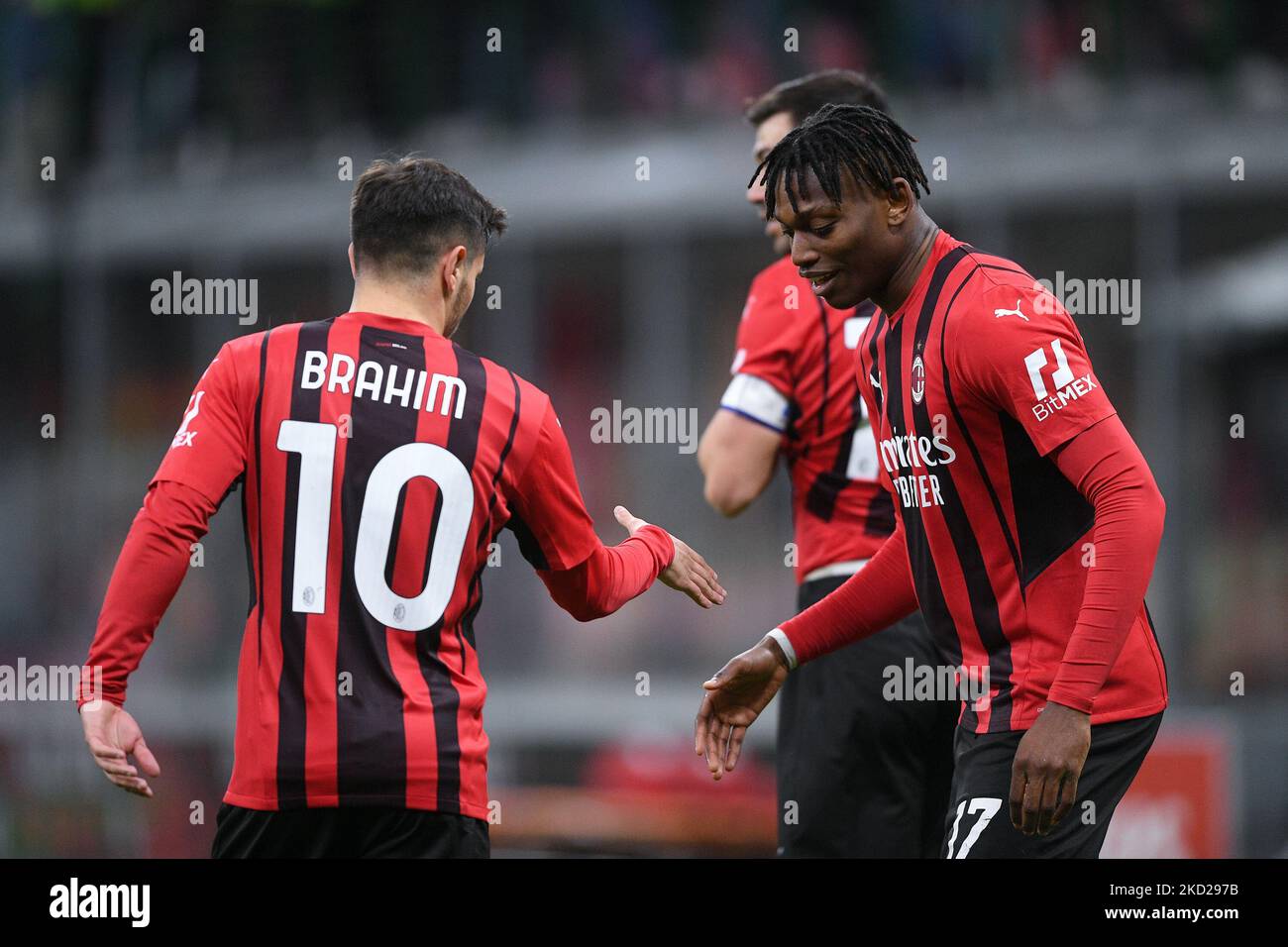 Rafael leao celebrates milan hi-res stock photography and images - Alamy