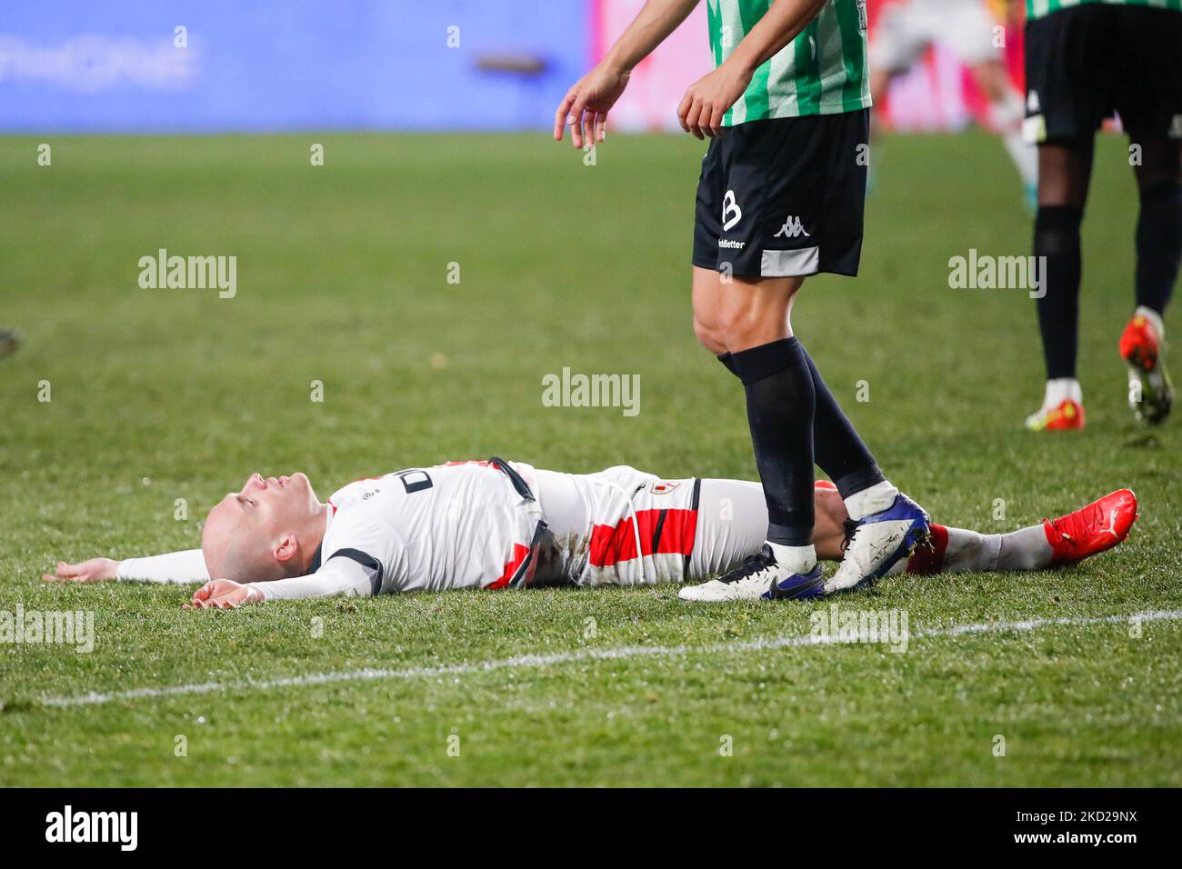 Isi Palazon of Rayo Vallecano during the Copa del Rey Semi Finals match ...