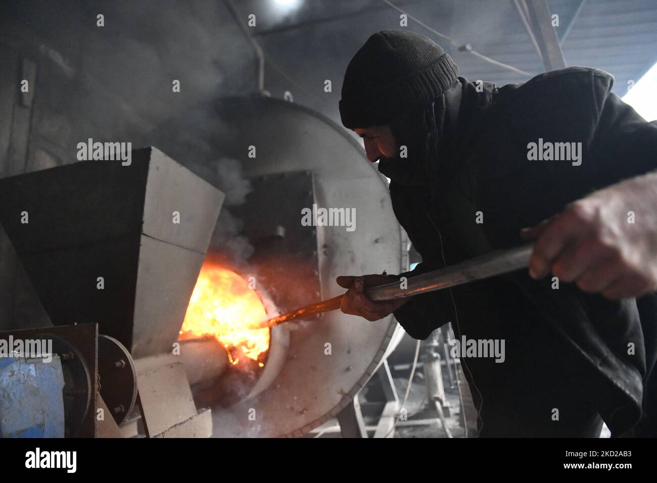 A factory for the manufacture of laurel soap in Afrin in the ...