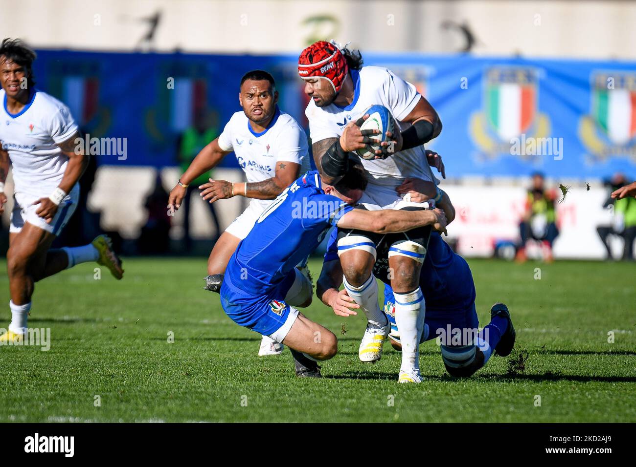 Plebiscito stadium, Padua, Italy, November 05, 2022, Samoa's Jordan ...