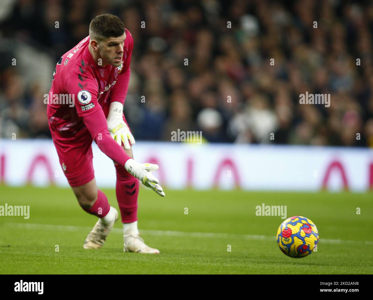 Southampton's Fraser Forster during Premier League between Tottenham ...