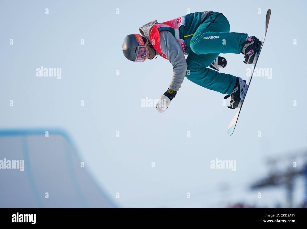 Emily Arthur from Australia during Snowboard - Half Pipe at the Beijing ...