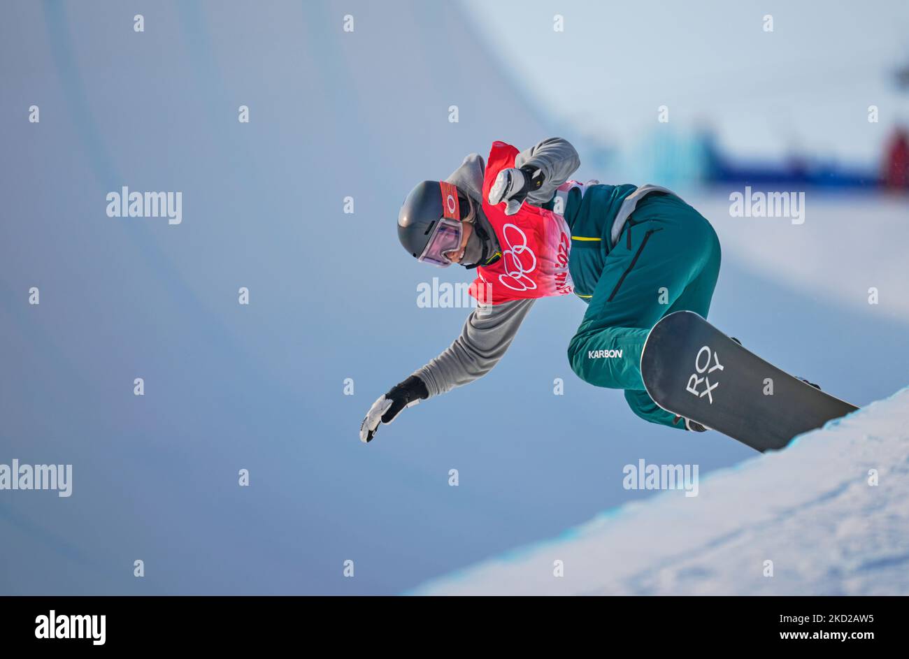 Emily Arthur from Australia during Snowboard - Half Pipe at the Beijing ...