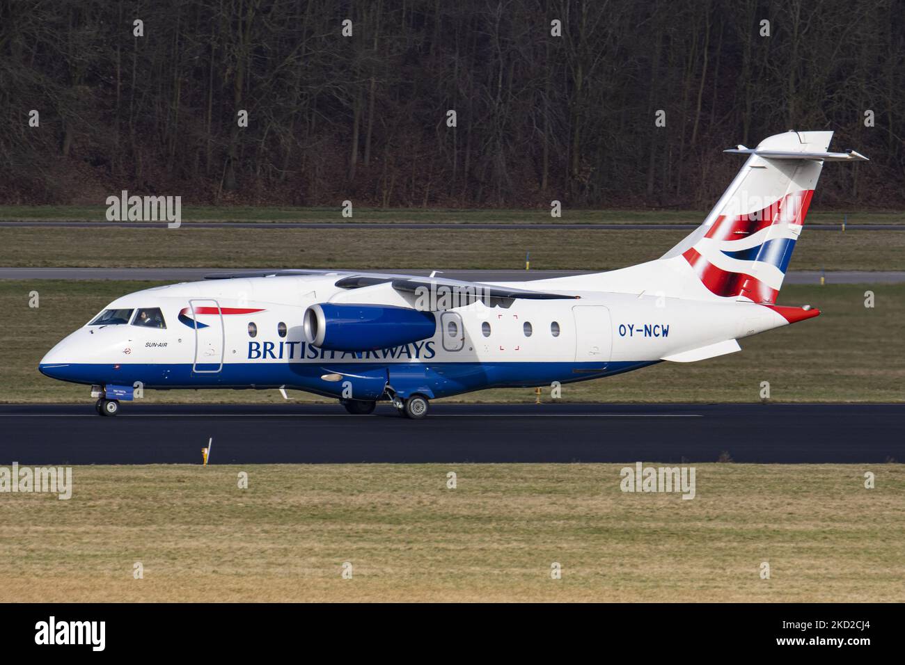 British Airways Dornier Do-328JET-300 aircraft as seen in Eindhoven ...