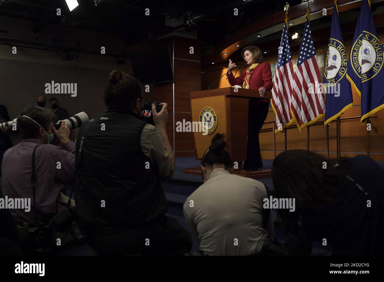 House Speaker Nancy Pelosi(D-CA) speaks about American Economic Growth ...