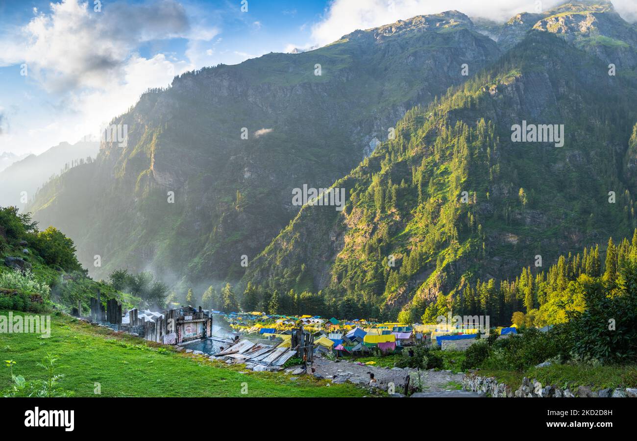 This picture is of Kheerganga which is located deep in Parvati Valley ...