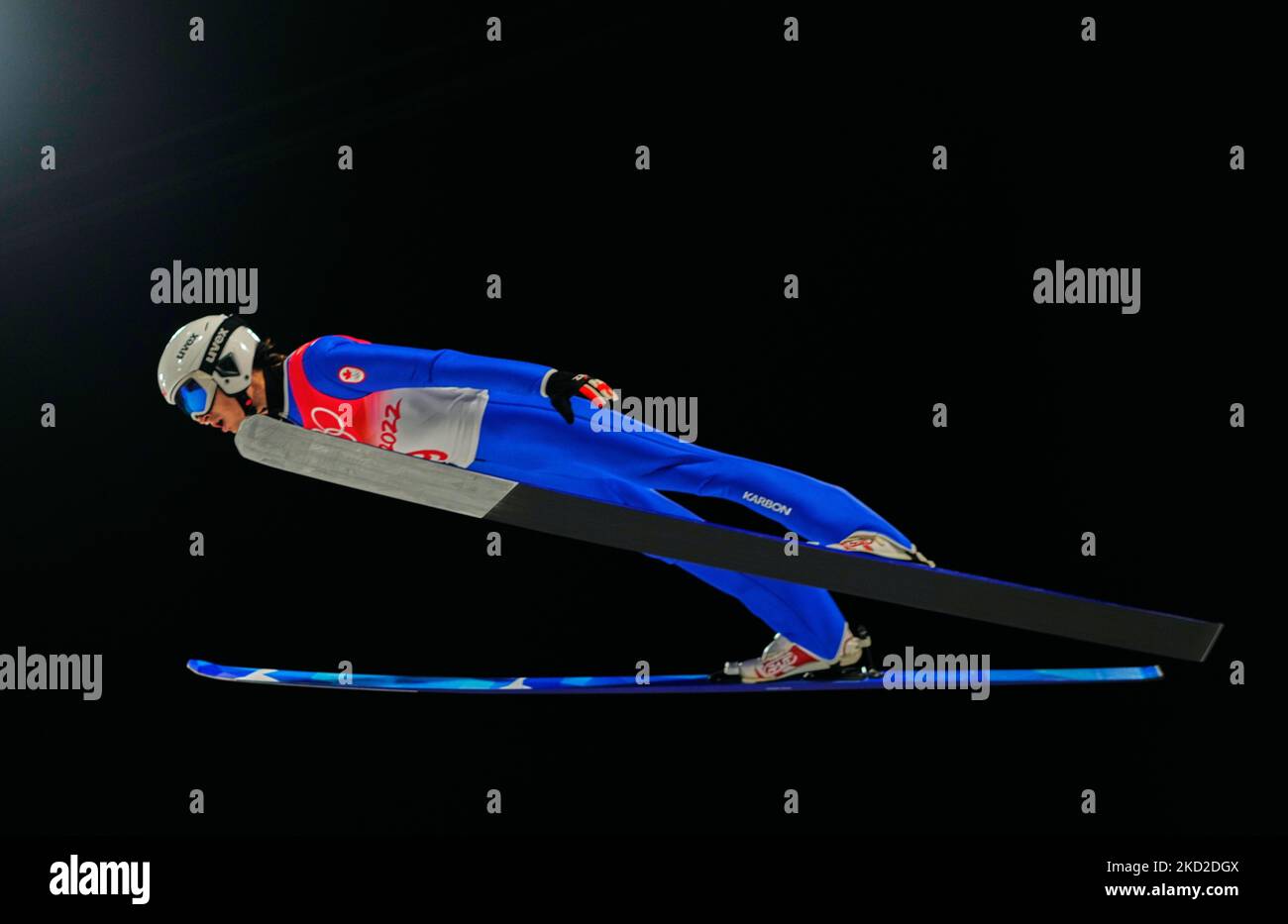 Matthew Soukup from Canada during Ski Jumping at the Beijing 2022 ...