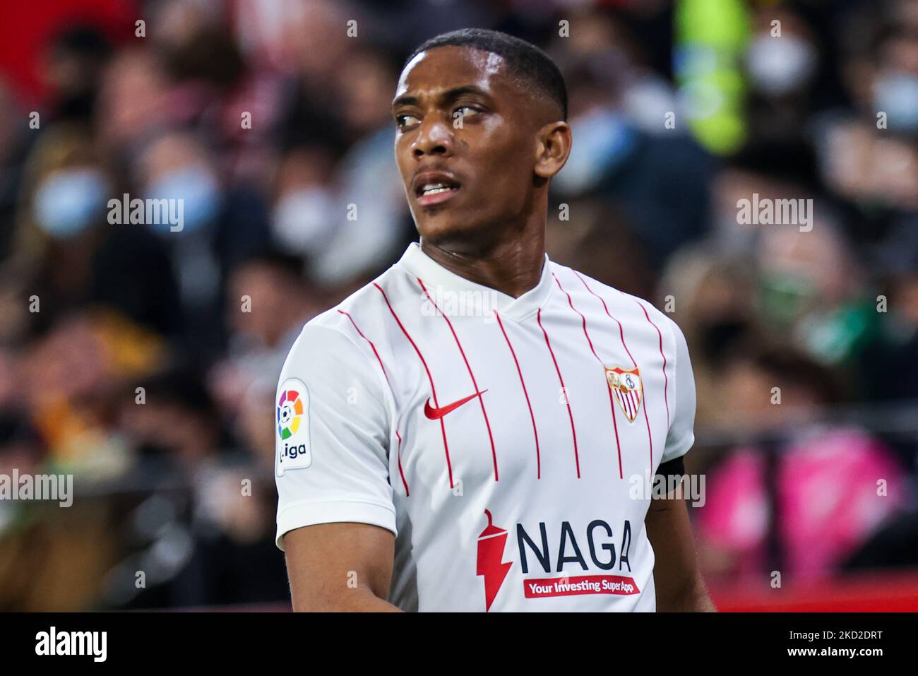 Anthony Martial of Sevilla CF during the La Liga Santader match between ...