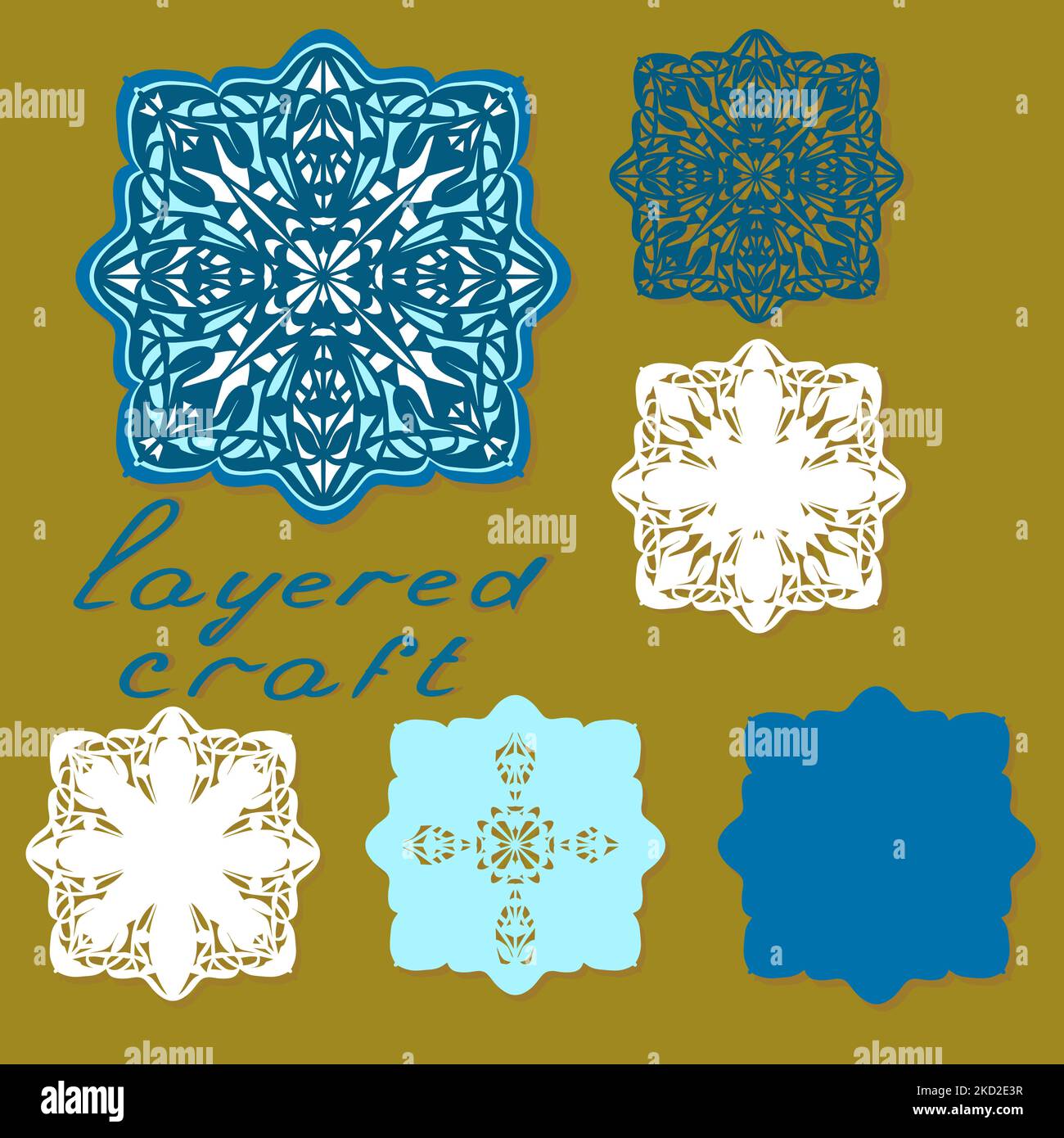 Paper art and craft Stock Vector Images - Alamy