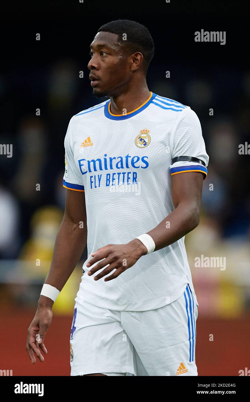 David Alaba of Real Madrid CF looks on during the La Liga Santander ...