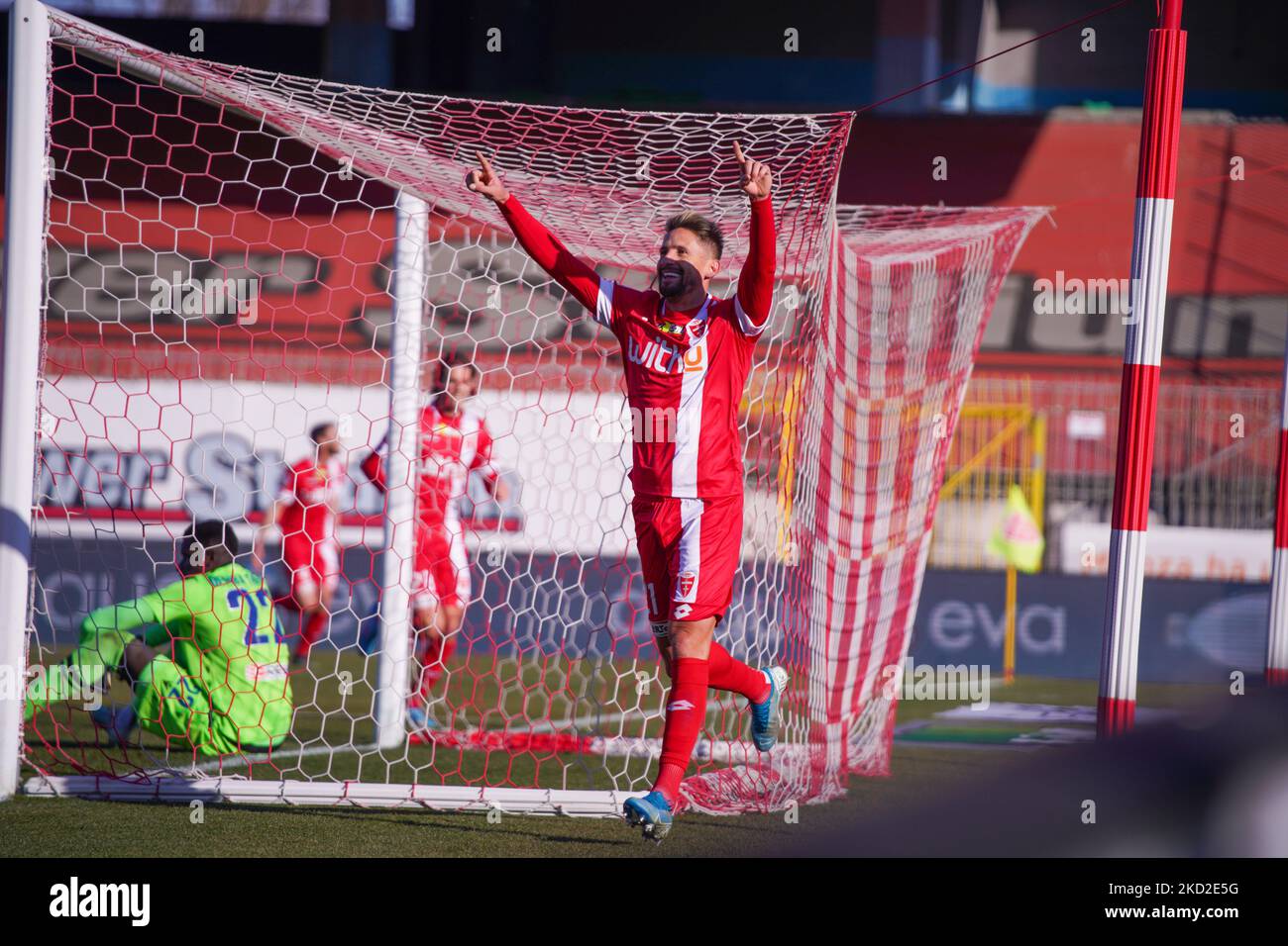 Gaston Ramirez (#21 Monza) goal celebrate during AC Monza against Spal ...