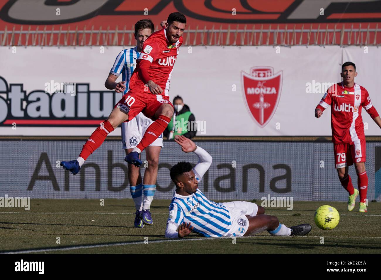 Mattia Valoti (#10 Monza) during AC Monza against Spal, Serie B, at U ...