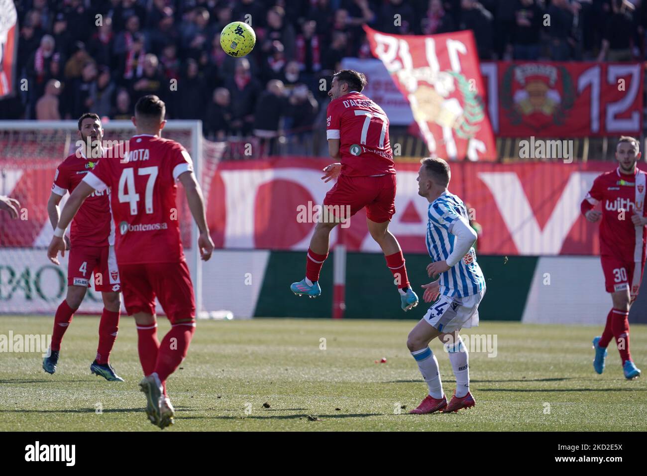 Marco D'Alessandro (#77 Monza) during AC Monza against Spal, Serie B ...