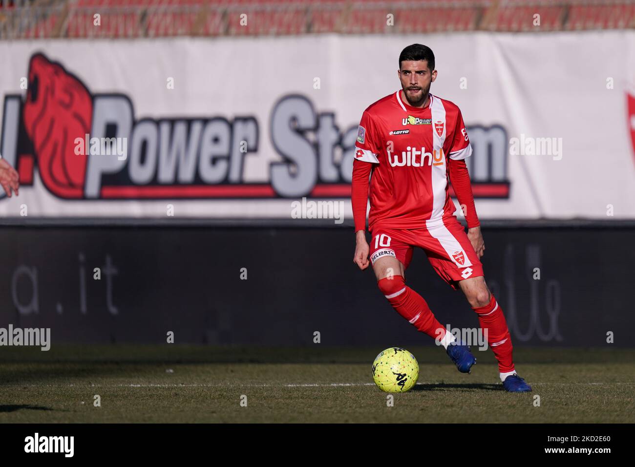 Mattia Valoti (#10 Monza) during AC Monza against Spal, Serie B, at U ...