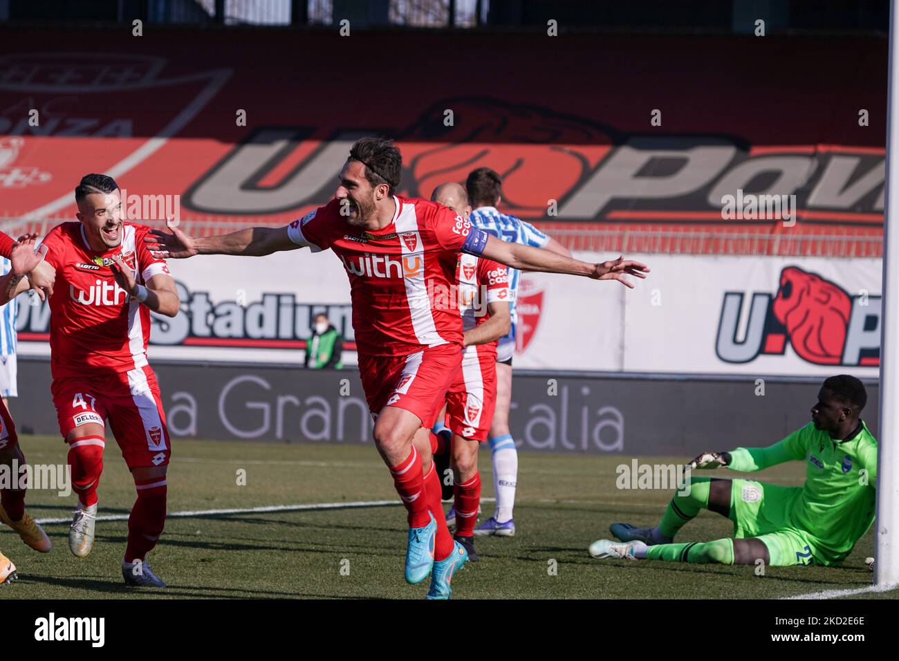 Gaston Ramirez (#21 Monza) score goal during AC Monza against Spal ...