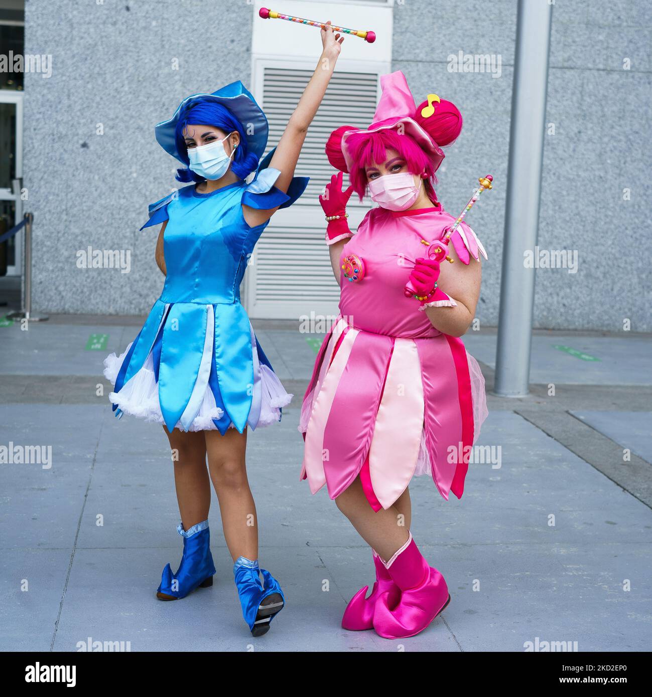 cosplayer poses during the 'Japan Weekend Madrid 2022' fair at IFEMA on ...