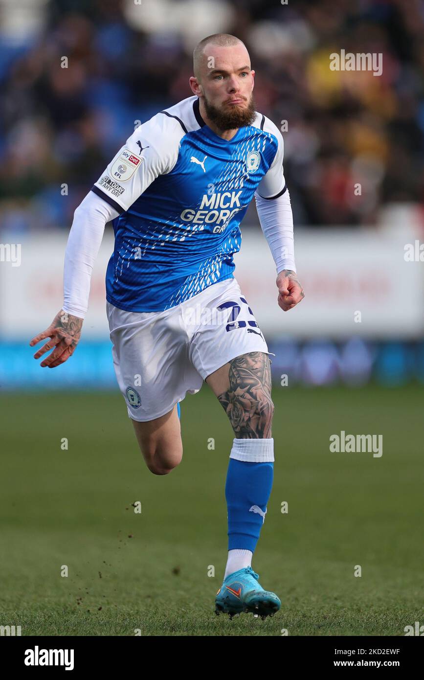Joe Ward of Peterborough United during the Sky Bet Championship match ...