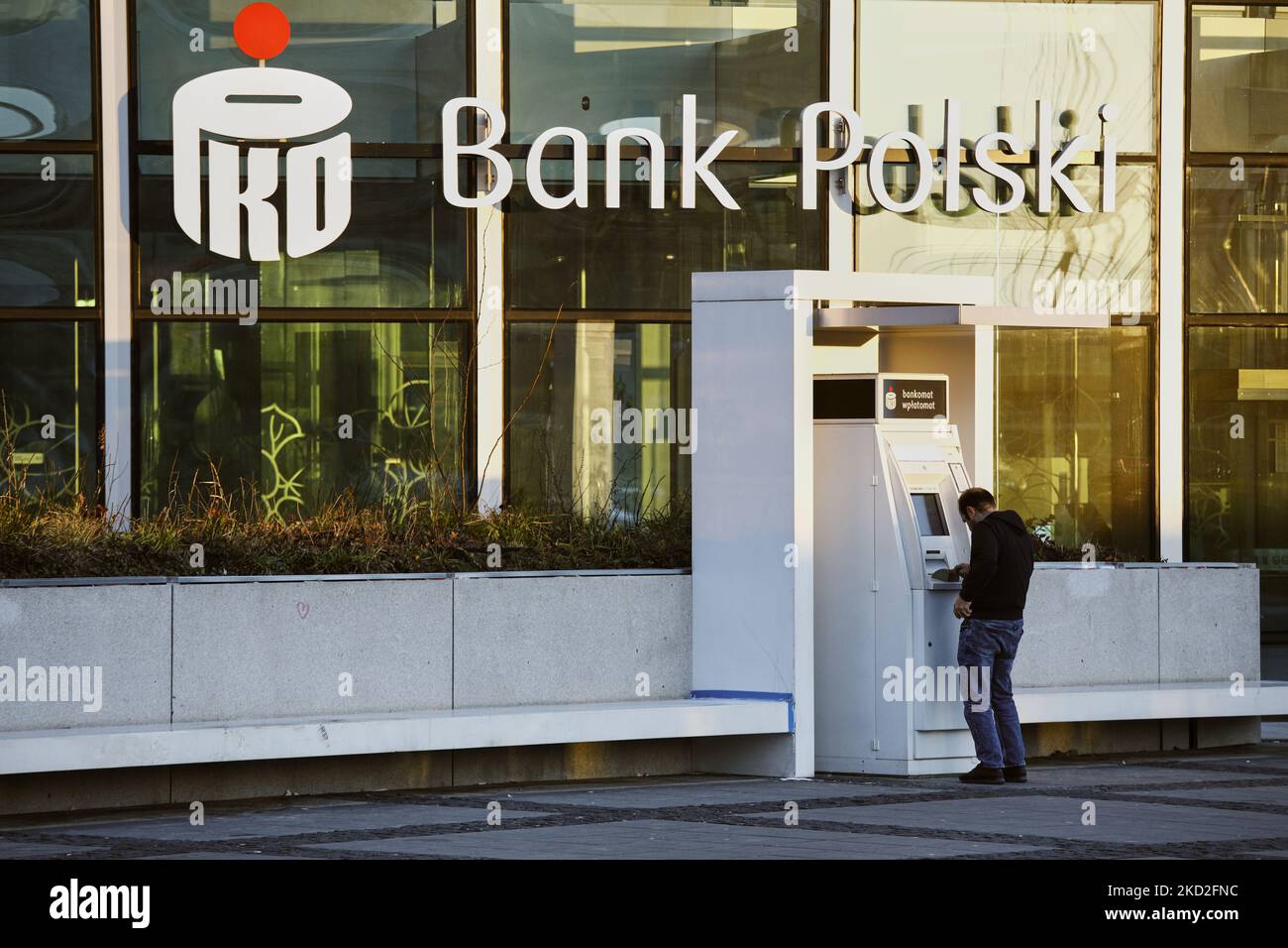 Pkp polski bank atm cash machine hi-res stock photography and images ...