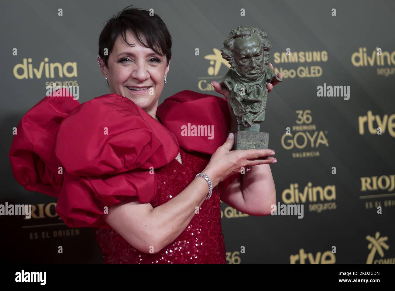 Blanca Portillo actress in the press room during the 36th annual Goya ...