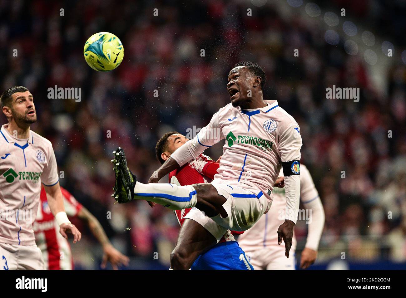 Djene during La Liga match between Atletico de Madrid and Getafe CF at ...
