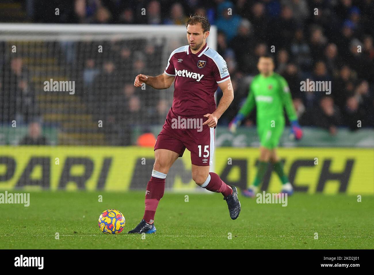 Craig Dawson of West Ham United during the Premier League match between ...