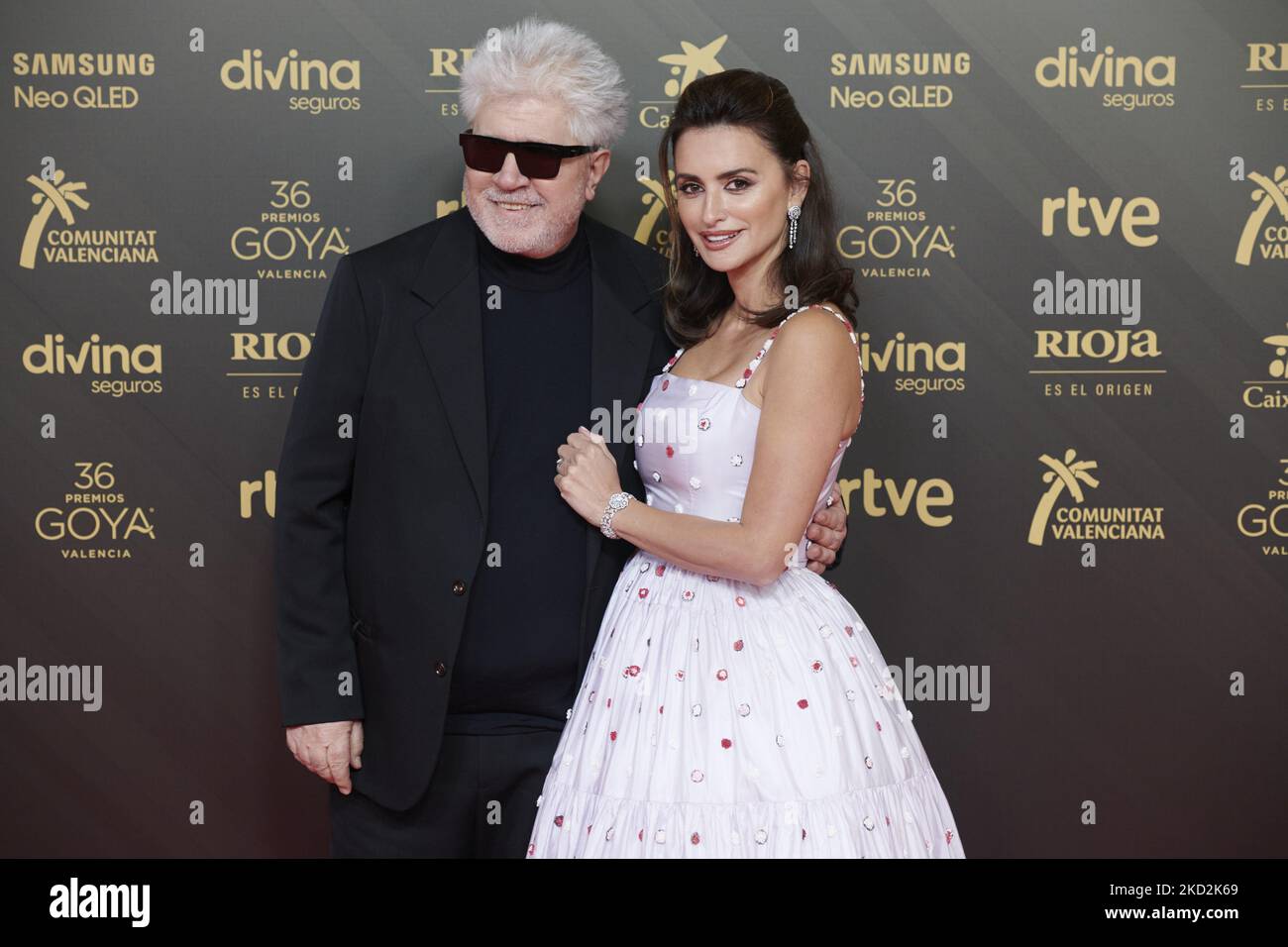 Pedro Almodovar, Penelope Cruz attends the Goya cinema Awards 2022 red ...