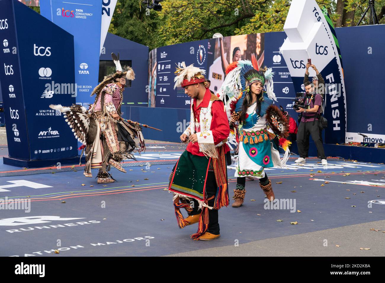 Parade of nations held during opening ceremony for 2022 TCS New York ...