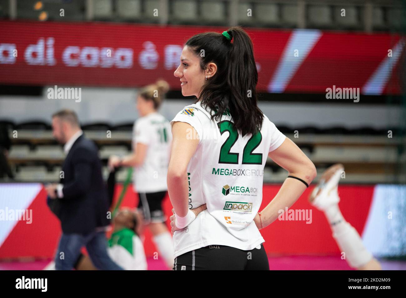 Viola Tonello (megabox Vallefoglia) during the Volleyball Italian Serie ...