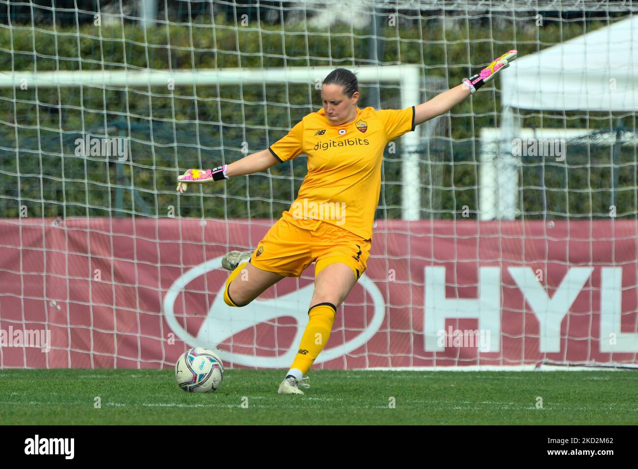 Emma Lind (AS Roma Women) during the Italian Football quarter final ...