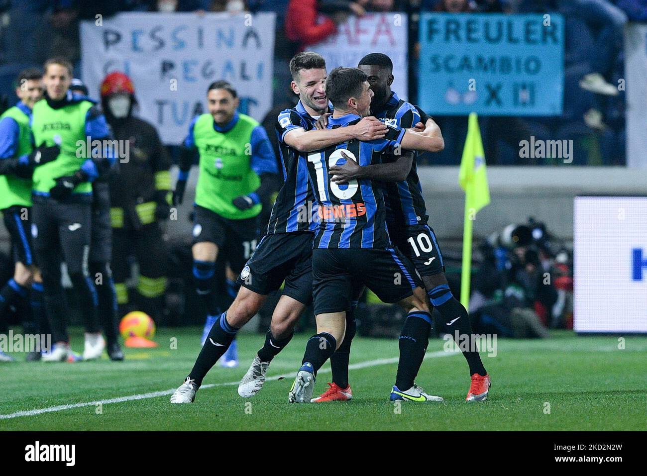 Ruslan Malinovskyi of Atalanta BC celebrates after scoring first goal ...