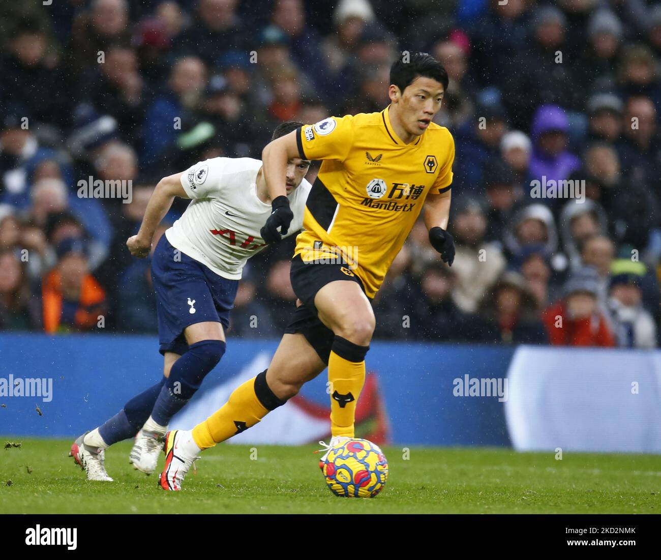 Wolverhampton Wanderers' Hwang Hee-chan (on loan from RB Leipzig ...